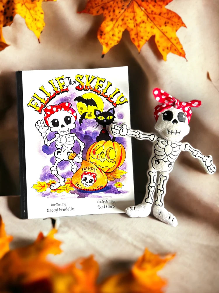 **Pre-Order** Ellie The Skelly Hardcover Book & Stuffy Combo – Jinx ...